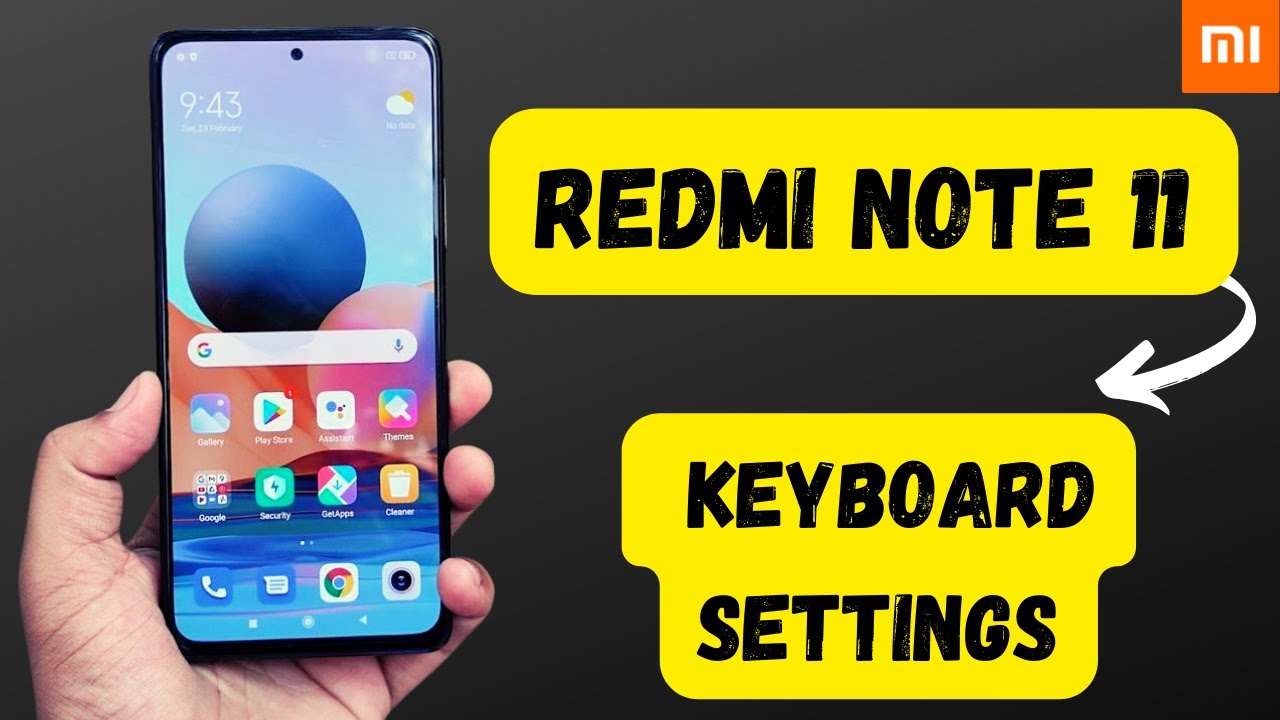 Redmi note11 keyboard settings customize keyboard and sound - YouTube