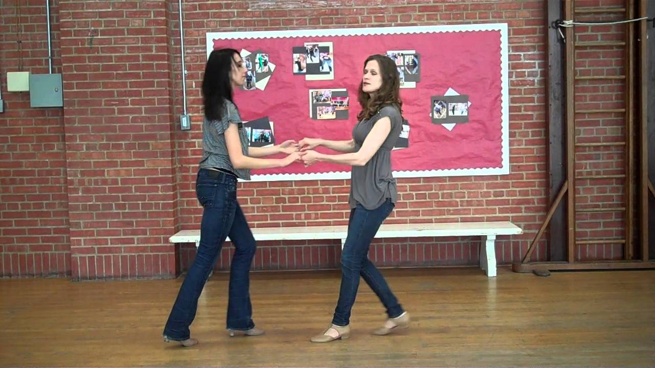 Salsa: Follower's 2-handed Right Turn into Cross-Body Lead - YouTube