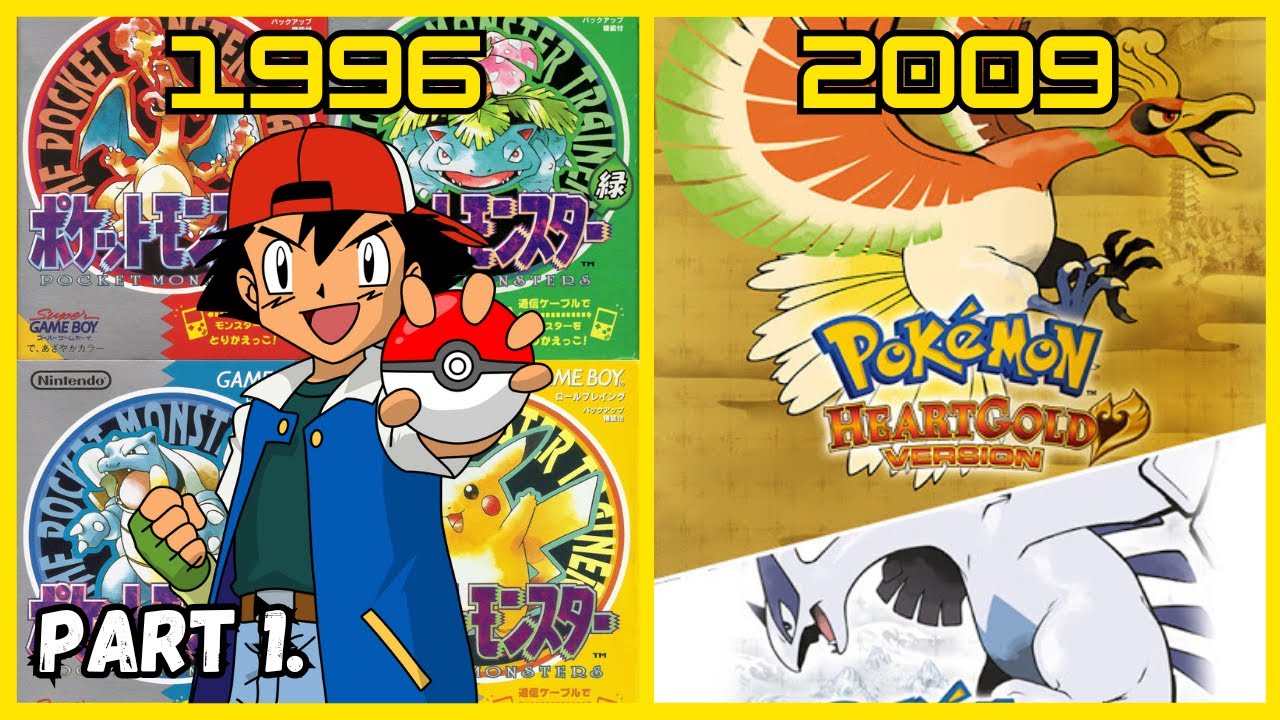 Pokémon Video Games | THEN vs NOW | [1996 - 2025] | Part 1/2 - YouTube