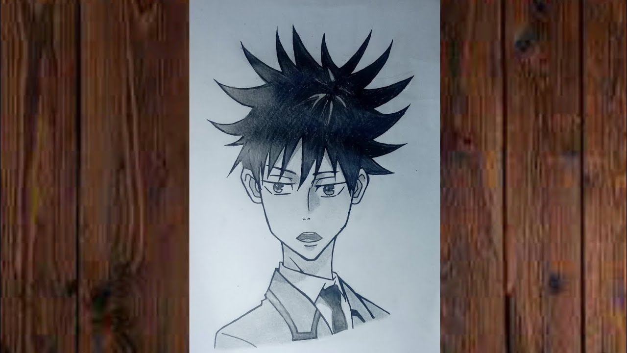 How to Draw Megumi Fushiguro Step by Step | Fun and Easy Drawing Tricks ...