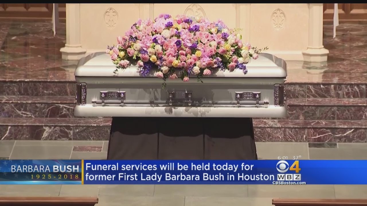 Funeral Set For Former First Lady Barbara Bush - YouTube