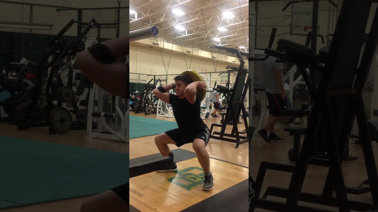 Plate Back Squat - YouTube