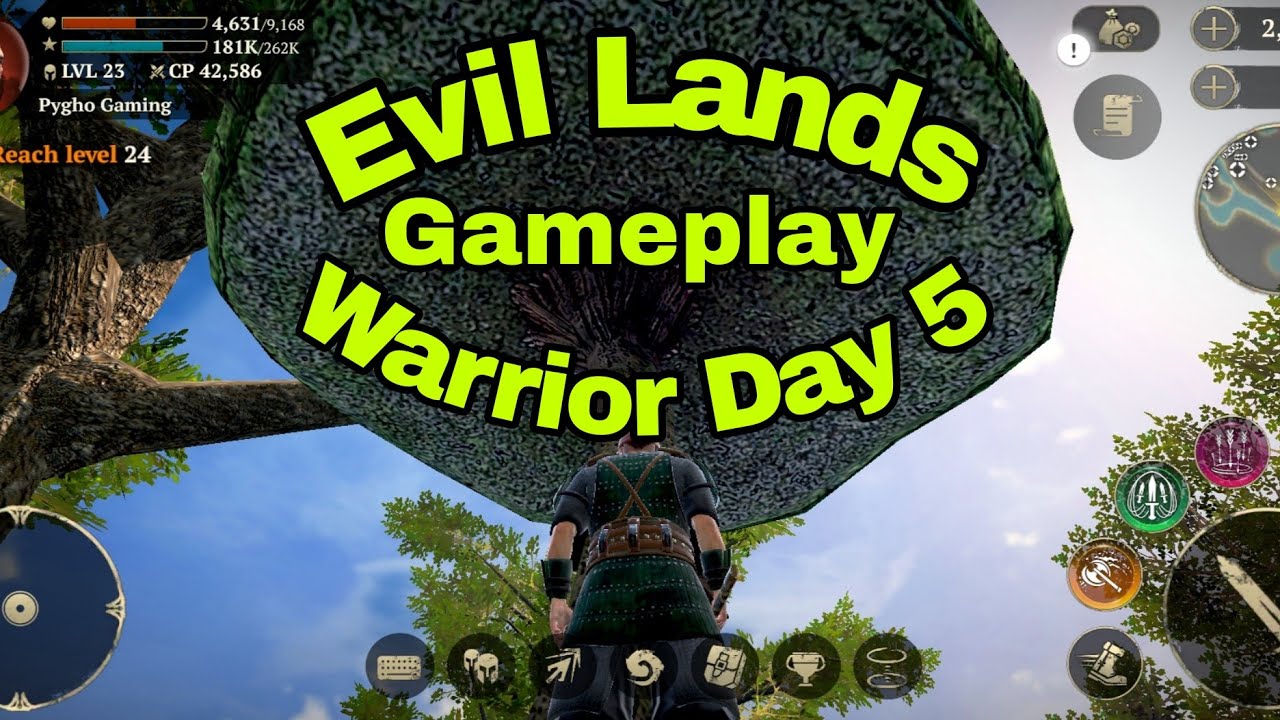 Evil Lands Warrior Gameplay Day 5 - Evil Lands : Online Action RPG ...