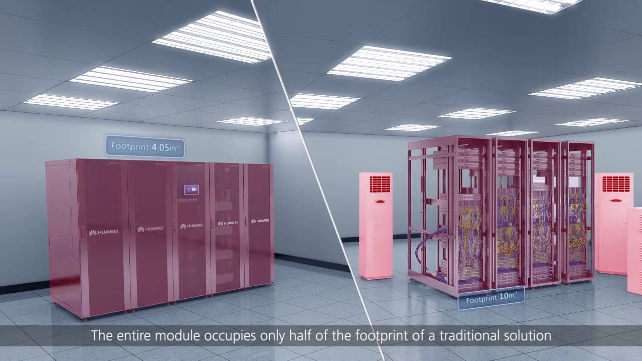 Huawei UPS Fusion Module 800 Data Centre - Power Control - YouTube