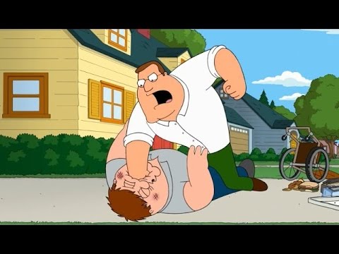 Family Guy - Peter & Joe's Fight - YouTube