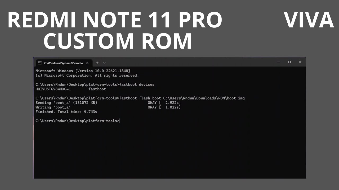 Redmi Note 11 Pro 4G(viva) Rom Flashing - YouTube
