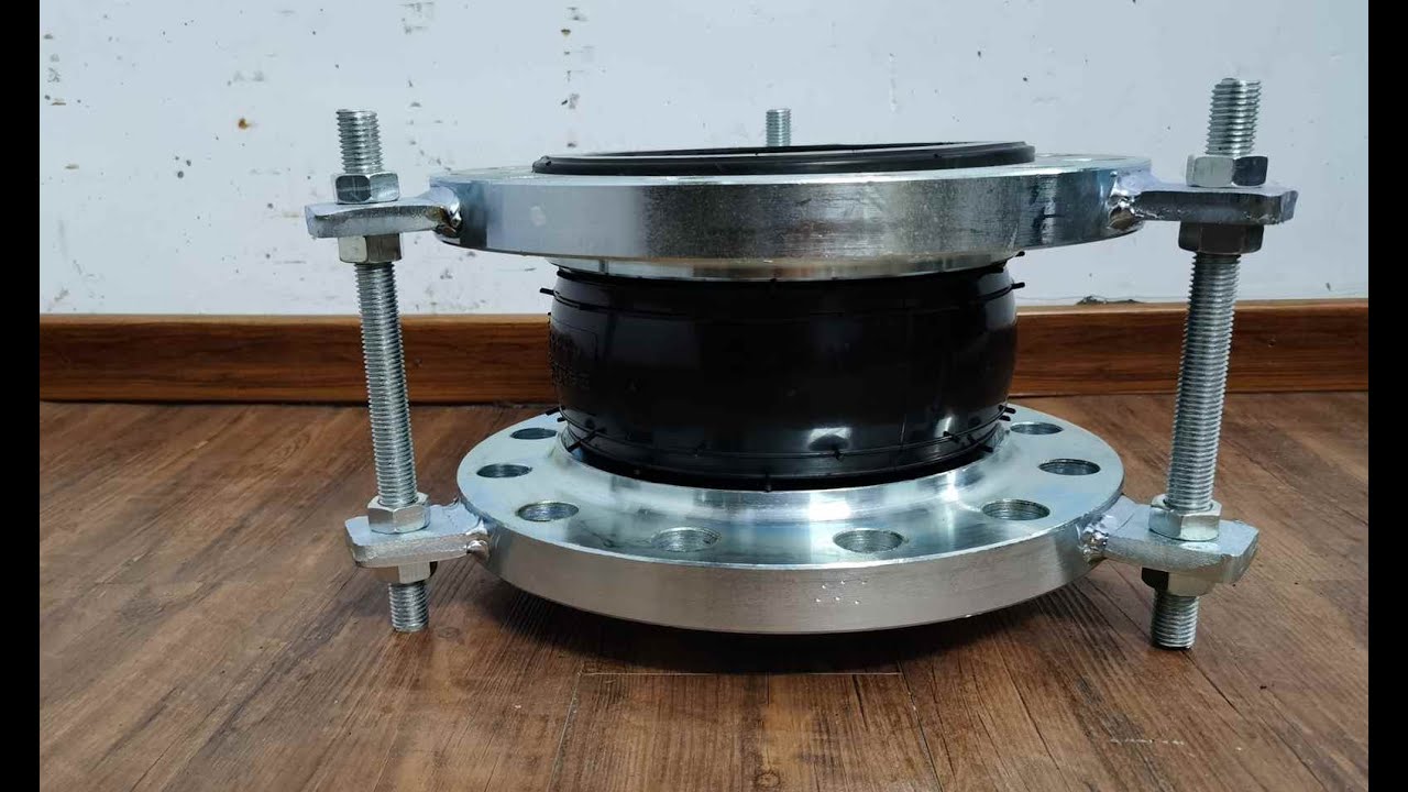 Custom rubber expansion joint with WN flange for clients - YouTube