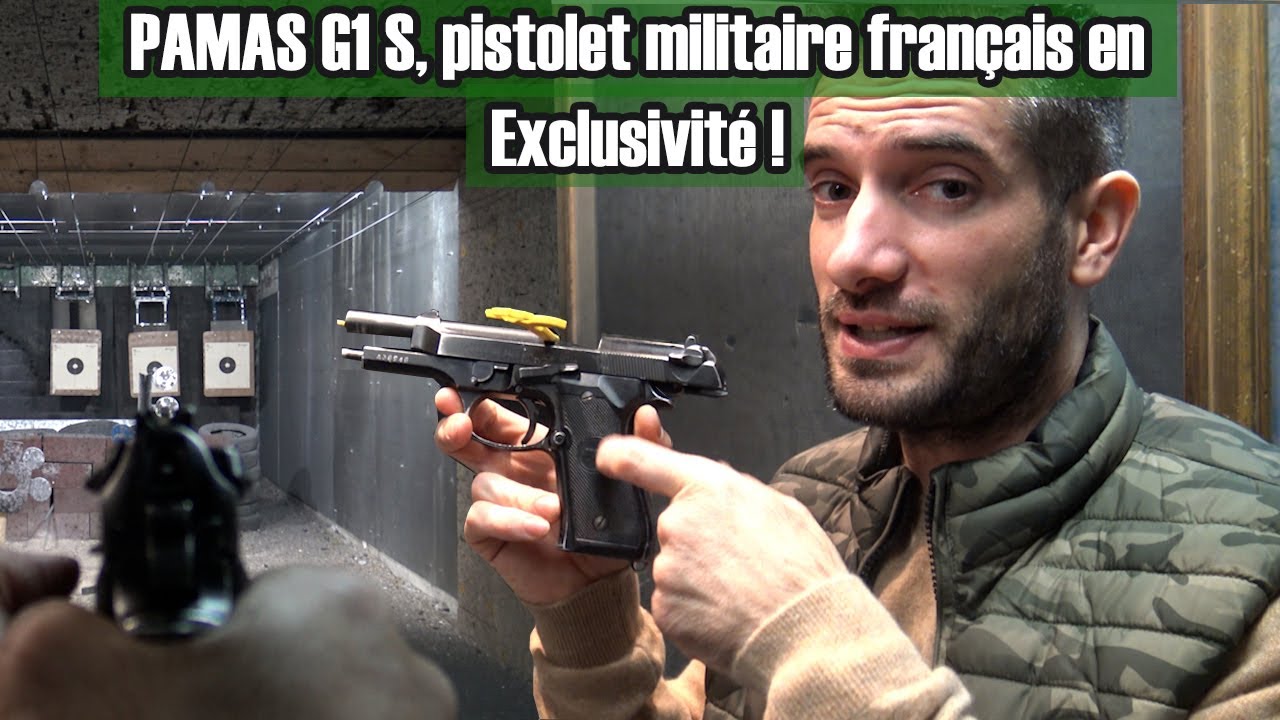 PAMAS G1 S, pistolet militaire Français en Exclusivité ! - YouTube