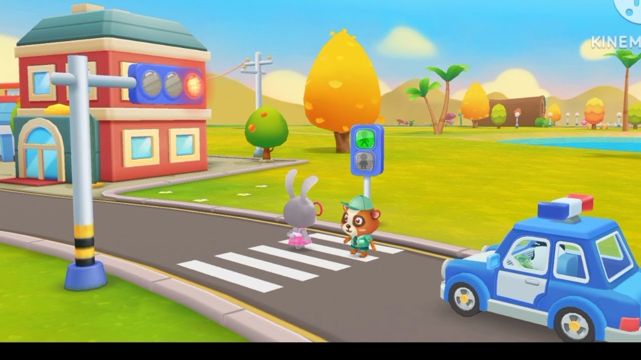 Baby police car cartoon for kinds - YouTube