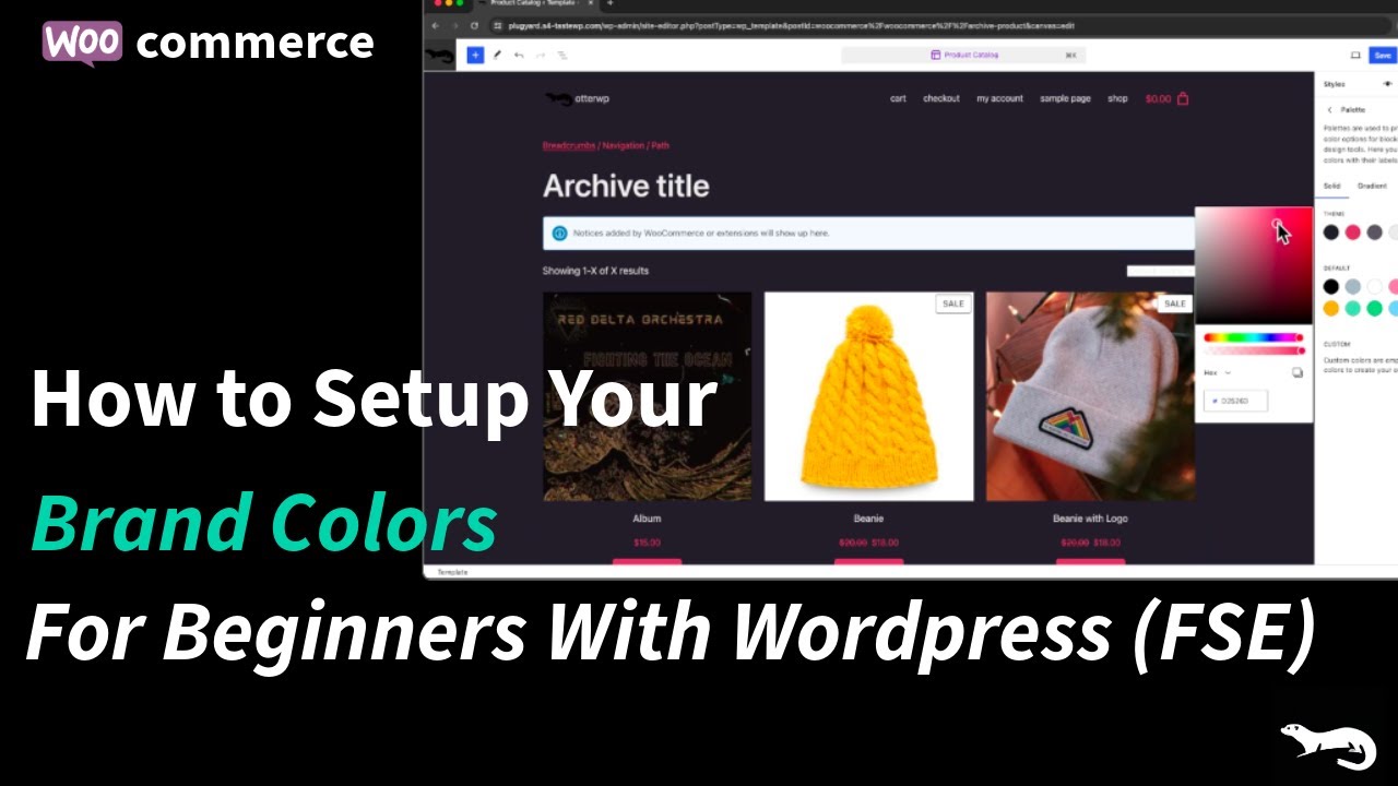 Tutorial How to Setup Your Brand Colors With Wordpress - YouTube