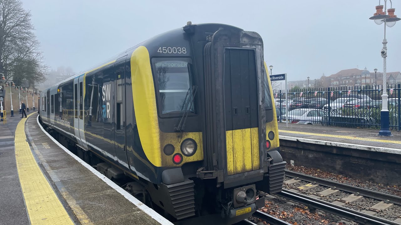 Full Train Journey on a SWR Class 450 - Windsor & Eton Riverside to ...