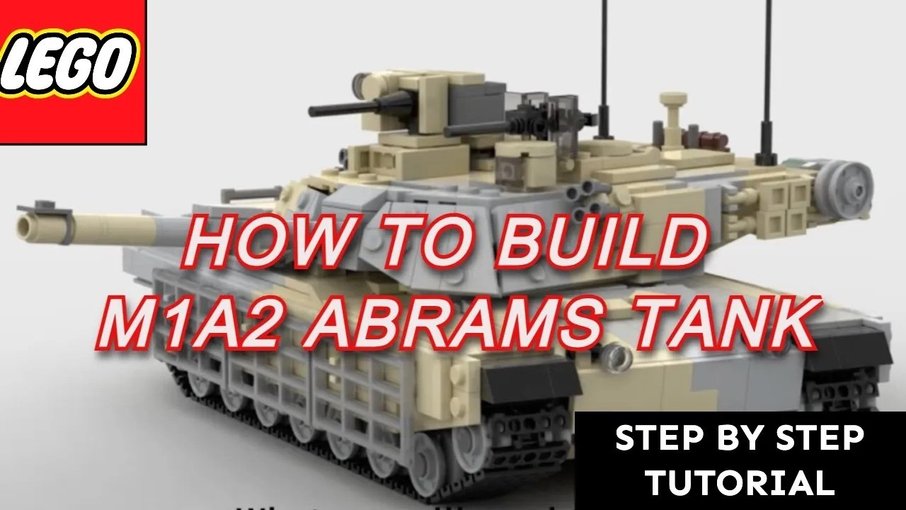 LEGENDARY M1A2 Abrams Tank Built with LEGO Bricks! - YouTube