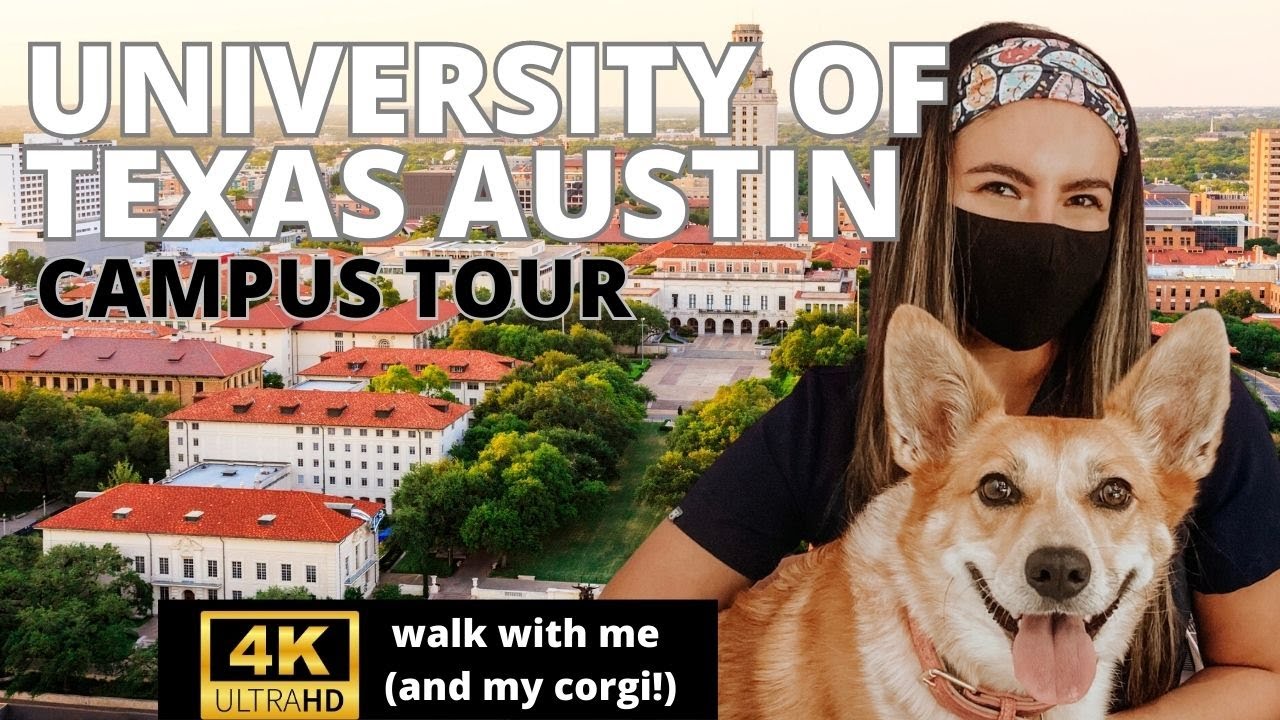 UT Austin Campus Tour | Walk with Me & My Corgi in 4K | University of ...
