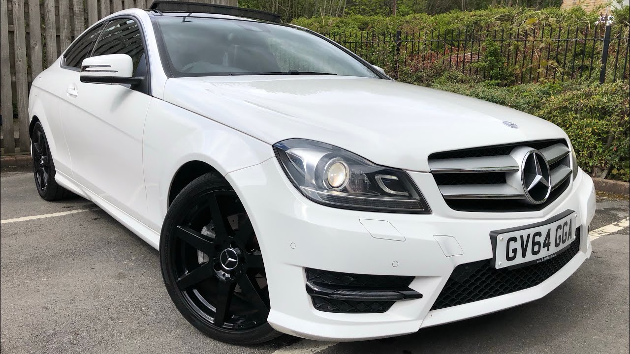 2014 Mercedes Benz C220 CDI AMG Sport Edition Coupe walk around (GV64 ...