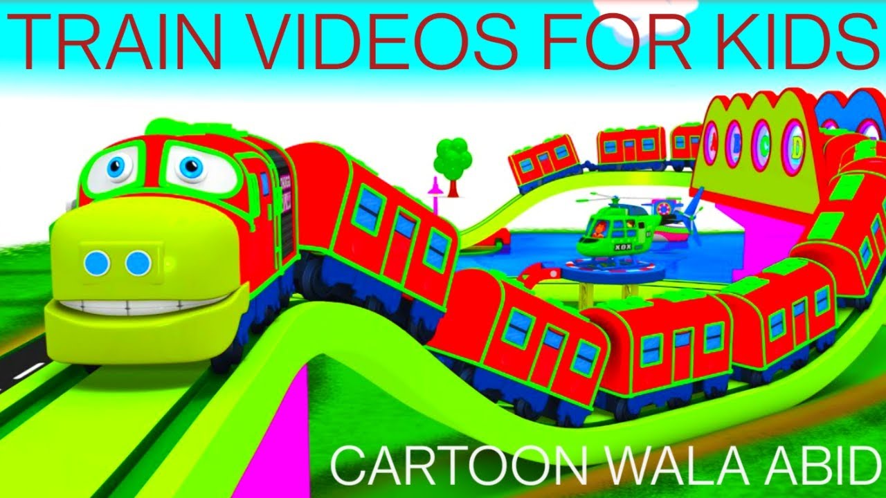 Train Videos For Kids | Train Wale Cartoon - YouTube