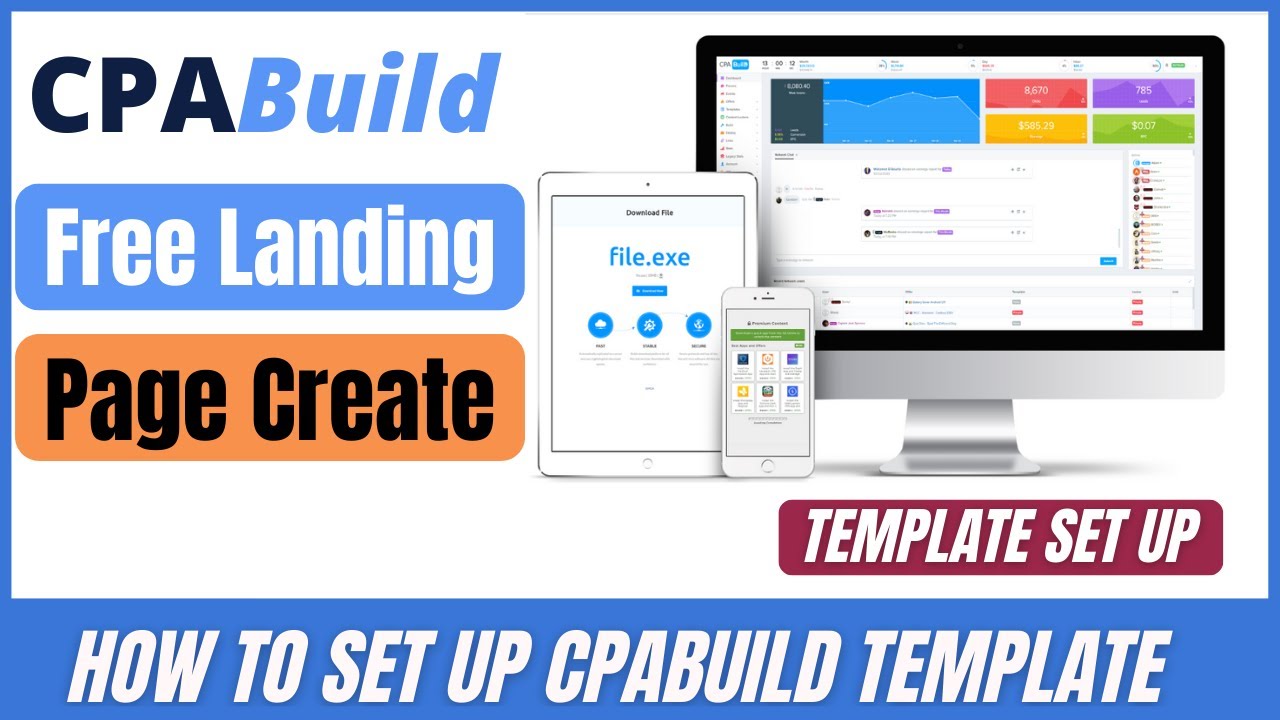How To Set Up CPABuild Template With Domain Name | CPABuild Free Landing Page | CPABuild ...