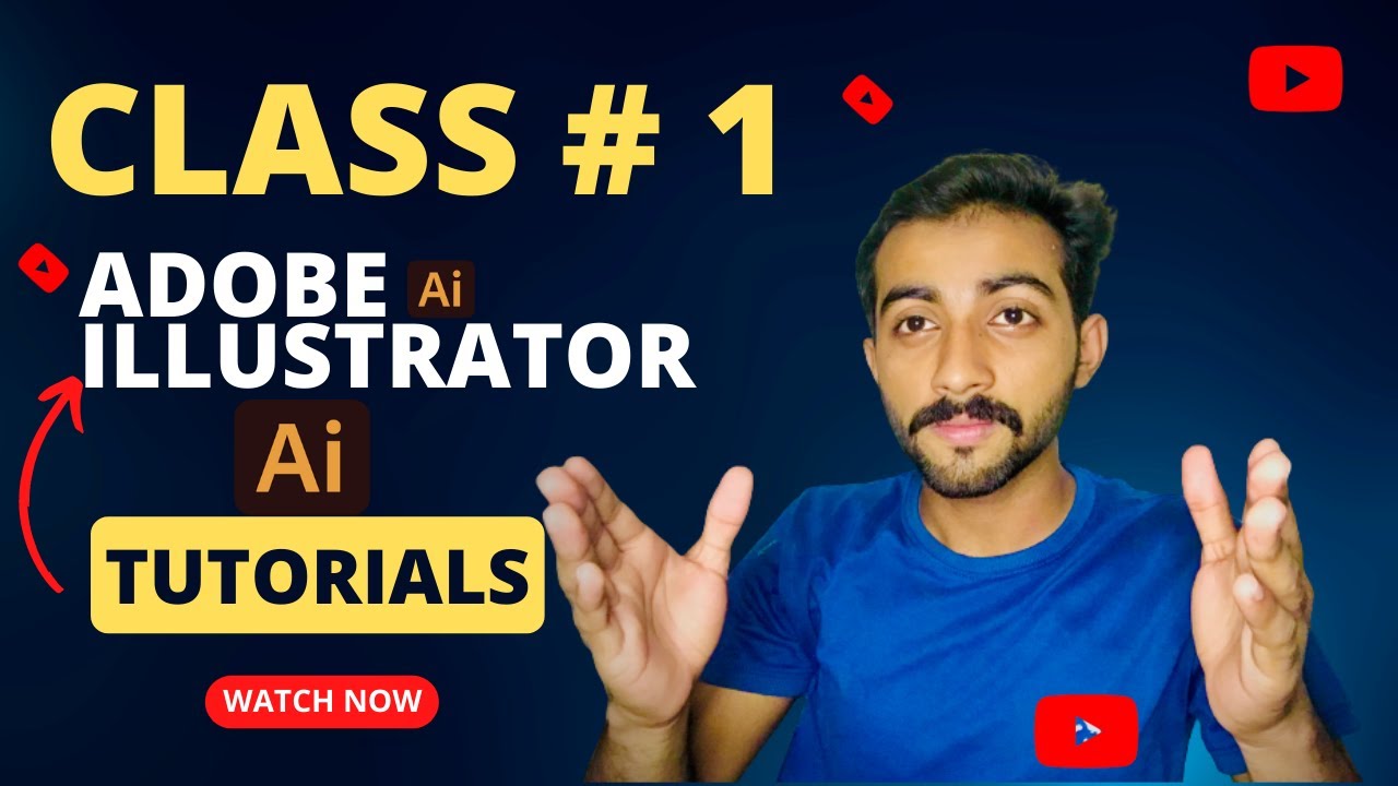 Class # 1 Adobe illustrator Tutorials in Hindi/Urdu - YouTube