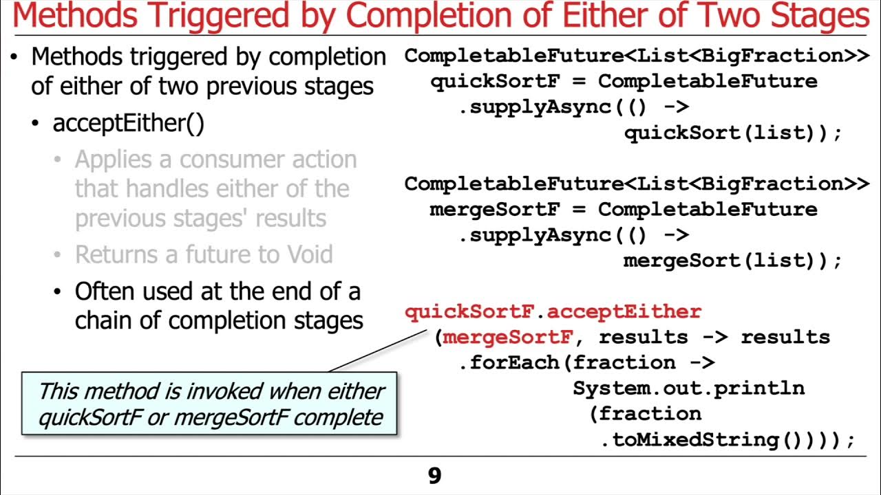 Advanced Java CompletableFuture Features: Two Stage Completion Methods (Part 2) - YouTube