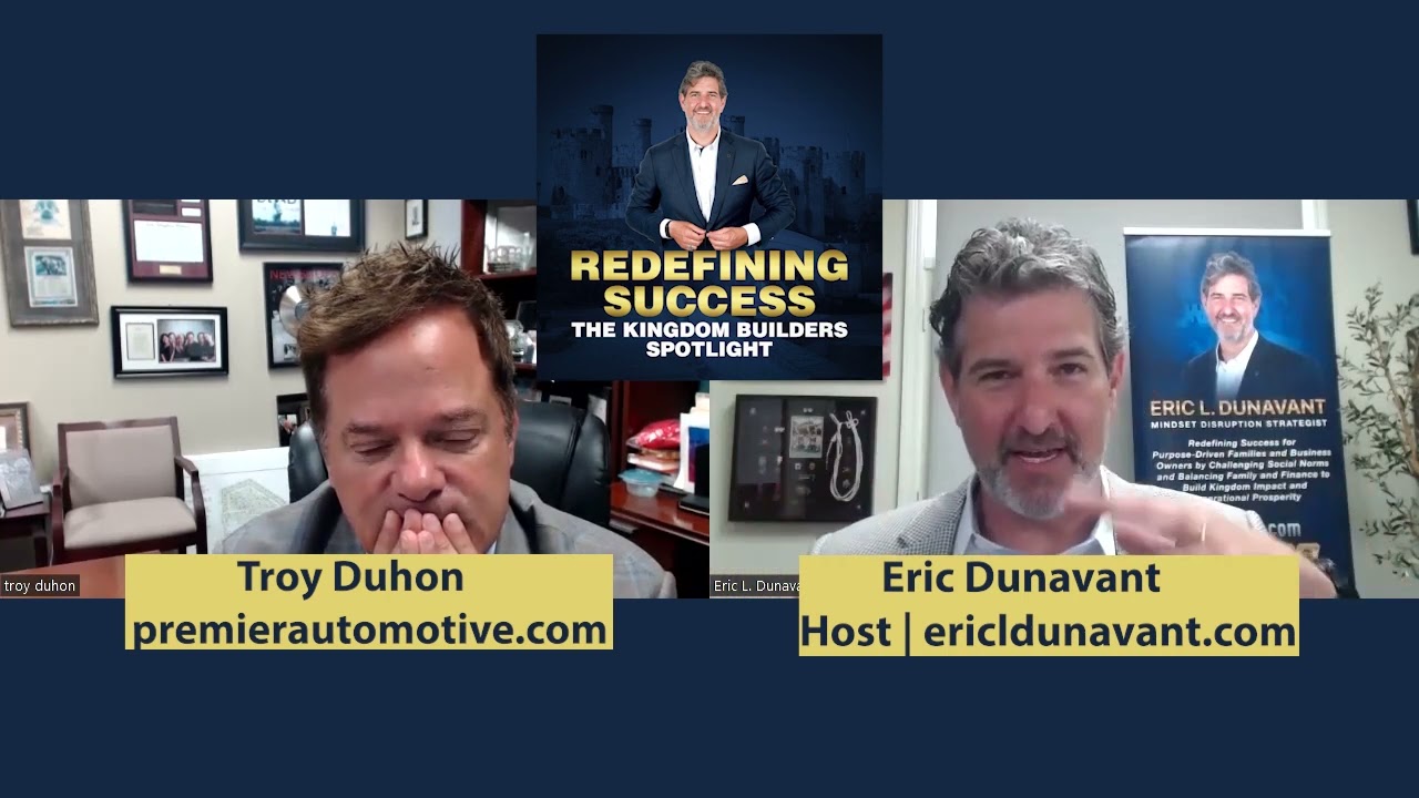 Redefining Success #26 - Giving Hope with Premier Automotive's Troy ...