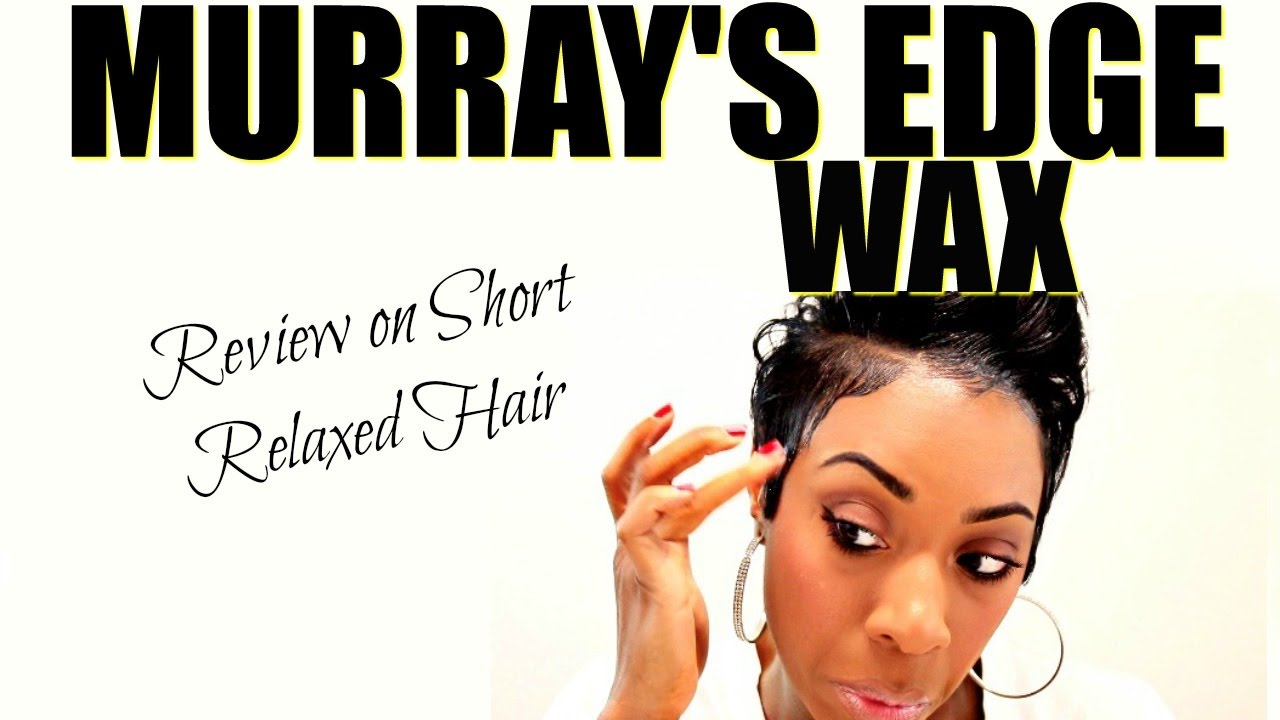 Murray's Edge Wax on Relaxed Hair | Kaye Wright - YouTube