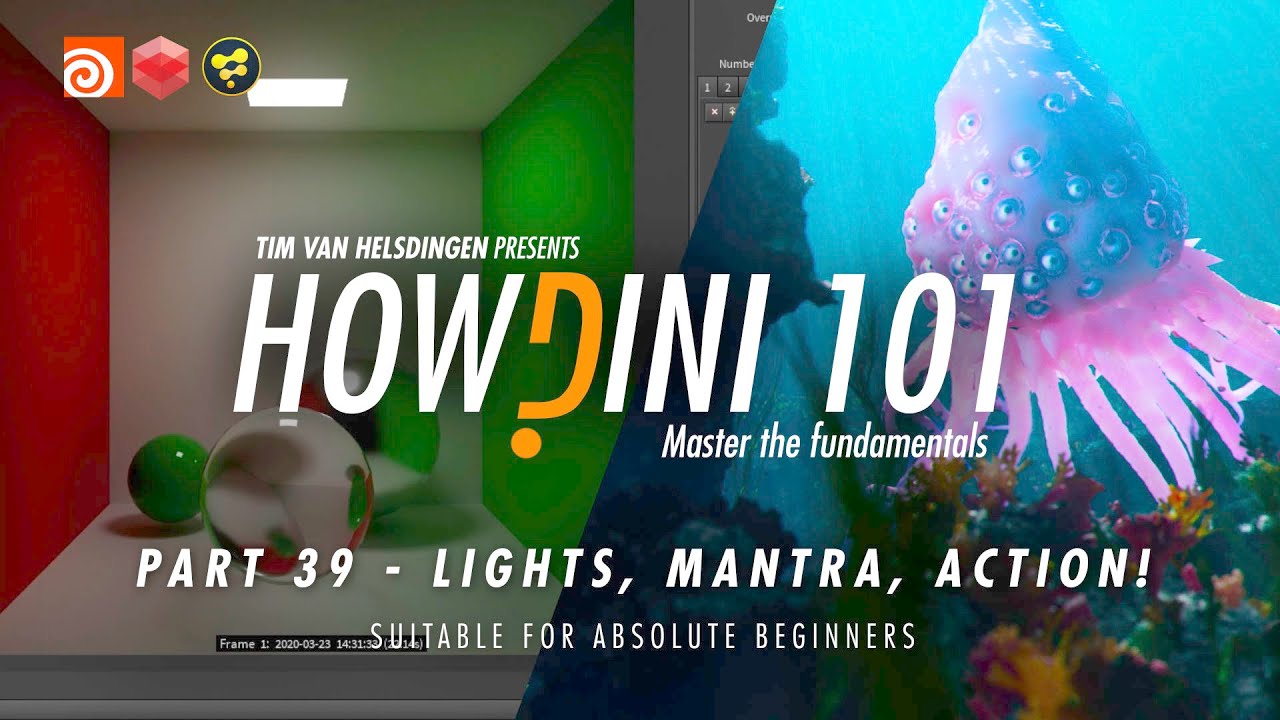 Learn Houdini: Howdini101 - 039 - lights & mantra - YouTube
