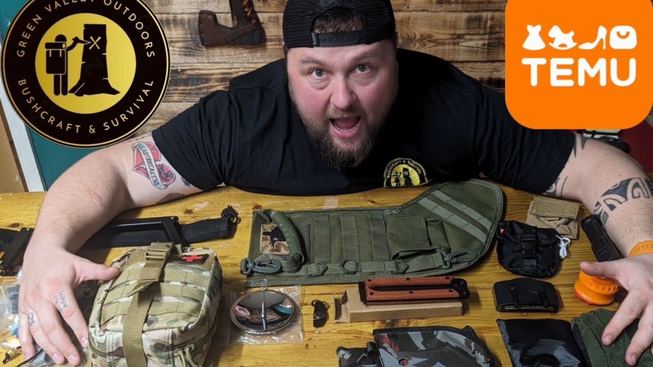 Fully Loaded Tactical Stocking TEMU haul filled with outdoor gadgets ...