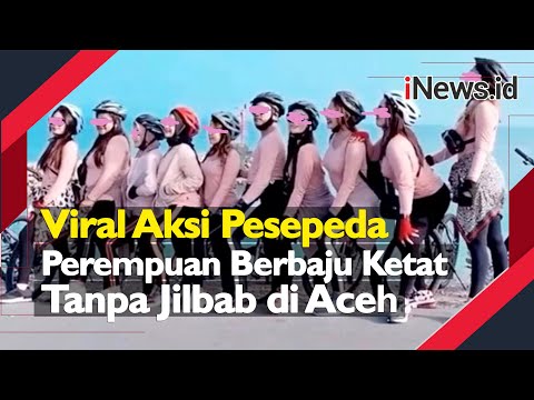 Video Viral Aksi Pesepeda Perempuan Berbaju Ketat Tanpa Jilbab, Wali Kota Aceh Minta Cari Pelaku