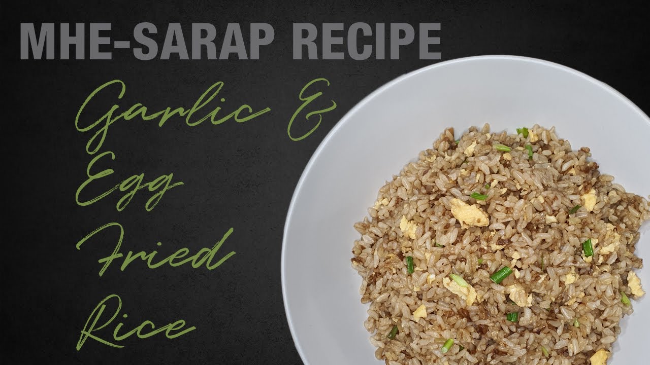 Very Easy Garlic and Egg Fried Rice | Mhe-Sarap Recipe 002 - YouTube