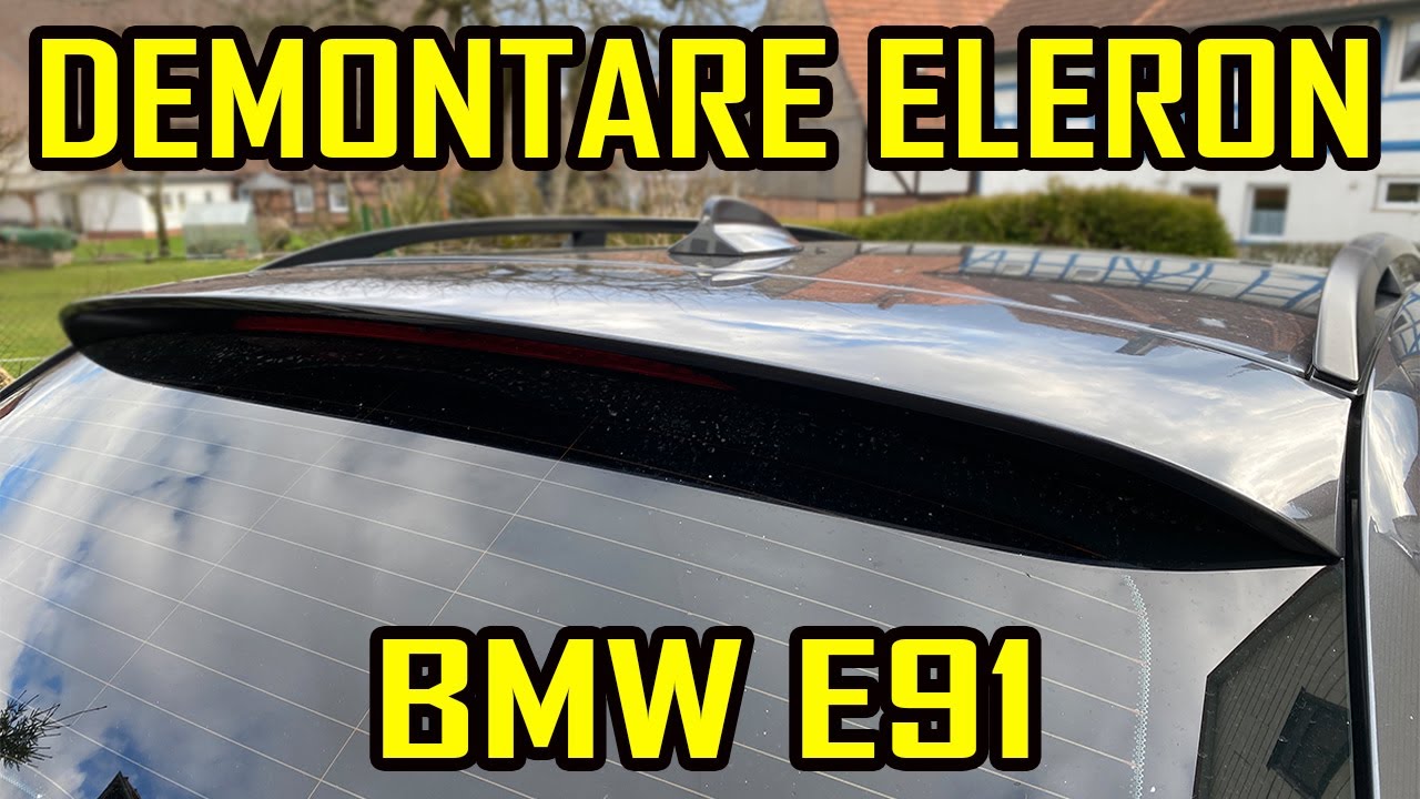 BMW E91 Demontare Eleron Hayon - YouTube