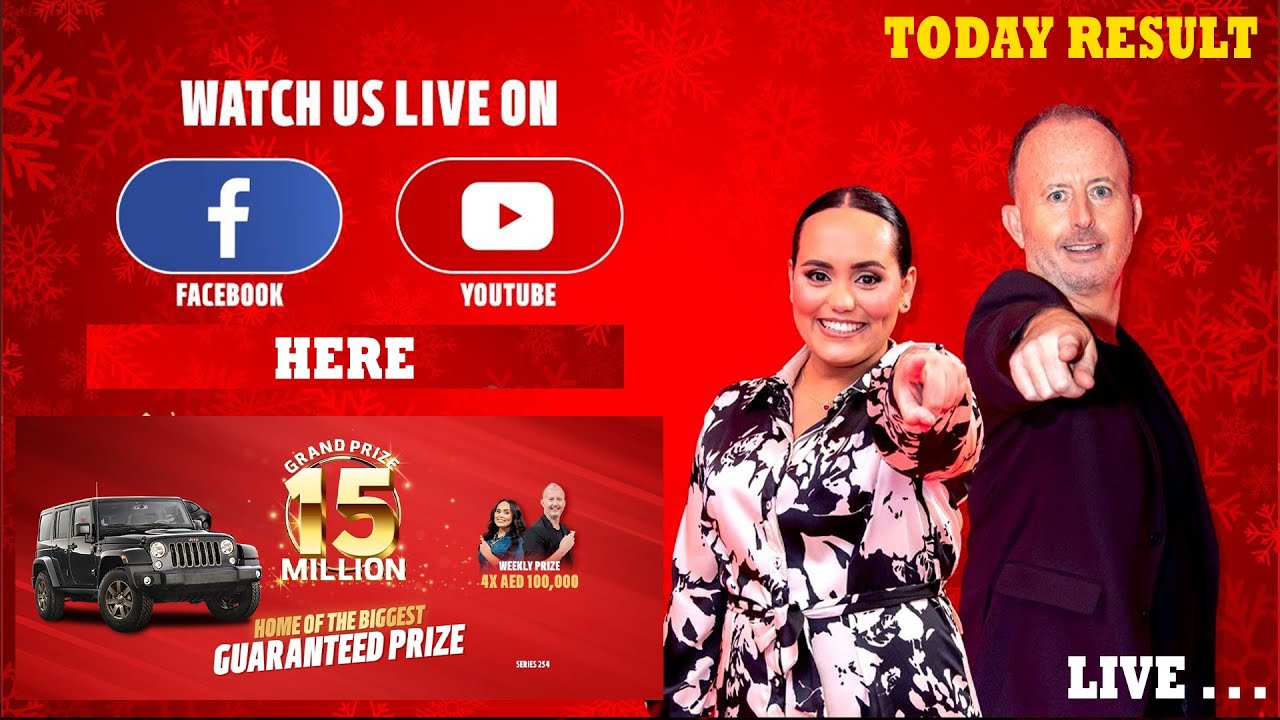 Grand Prize AED 15 Million Series 254 and Dream Car Jeep Wrangler ...