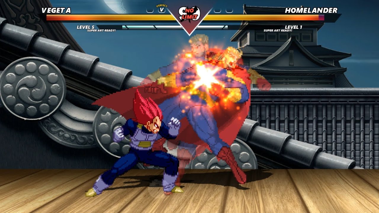 VEGETA vs HOMELANDER - The most epic fight ever made ! - YouTube