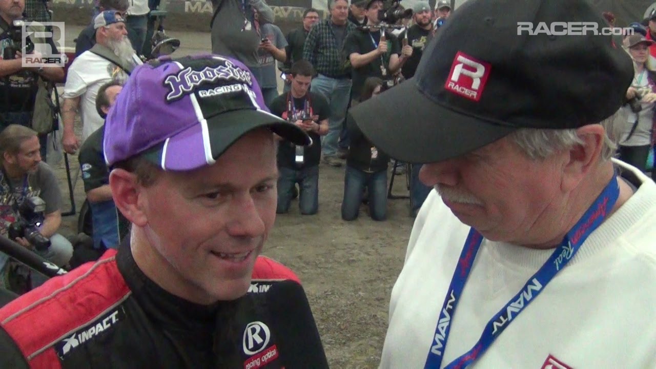 RACER: Robin Miller at the Chili Bowl with Jerry Coons Jr - YouTube