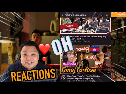 🇬🇧 UK REACTIONS- VannDa - Time To Rise feat. Master Kong Nay By Who's? Fangko, Ayumi May, Apple,