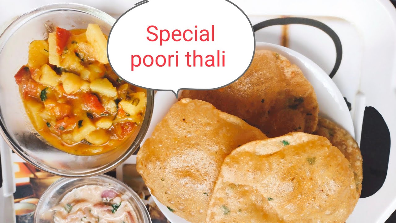Special poori thali recipe for breakfast. 😋👌. - YouTube