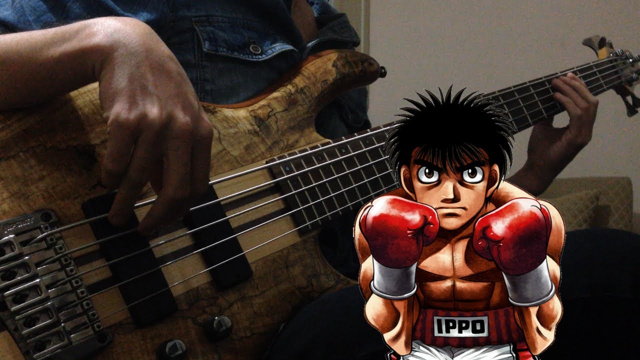 Hajime no Ippo - OP 2 Bass cover 【Shocking Lemon - Inner Light】 - YouTube