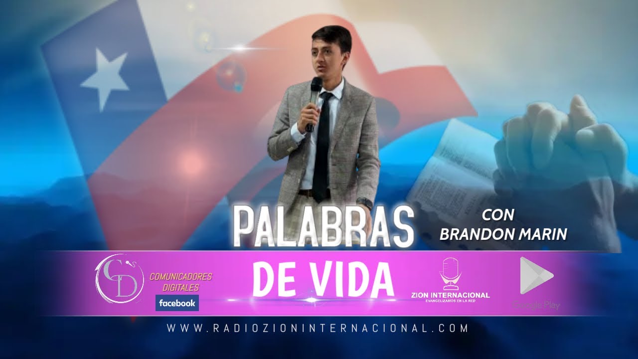 PALABRAS DE VIDA CON BRANDON MARIN - YouTube