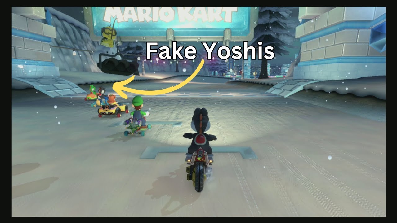 I played as edgy Yoshi | Mario Kart 8 Deluxe - YouTube