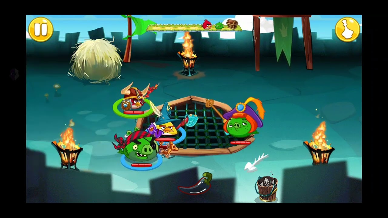 Angry Birds Epic - Prince Porky castle 1 defeates in 23 seconds - YouTube