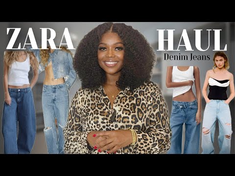 Zara Denim Jean Try-on Haul