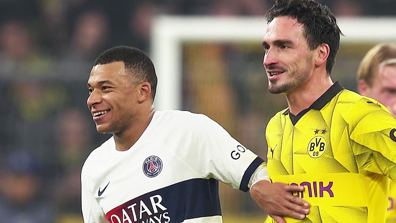 Mbappé reactions vs Borussia Dortmund - YouTube