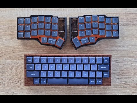 Making a 40 percent hhkb style keyboard - YouTube