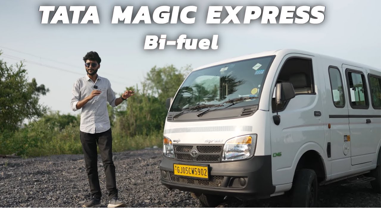 Three wheeler Rickshaw Owners Test Drive Tata Magic Express Bi-Fuel 10 ...