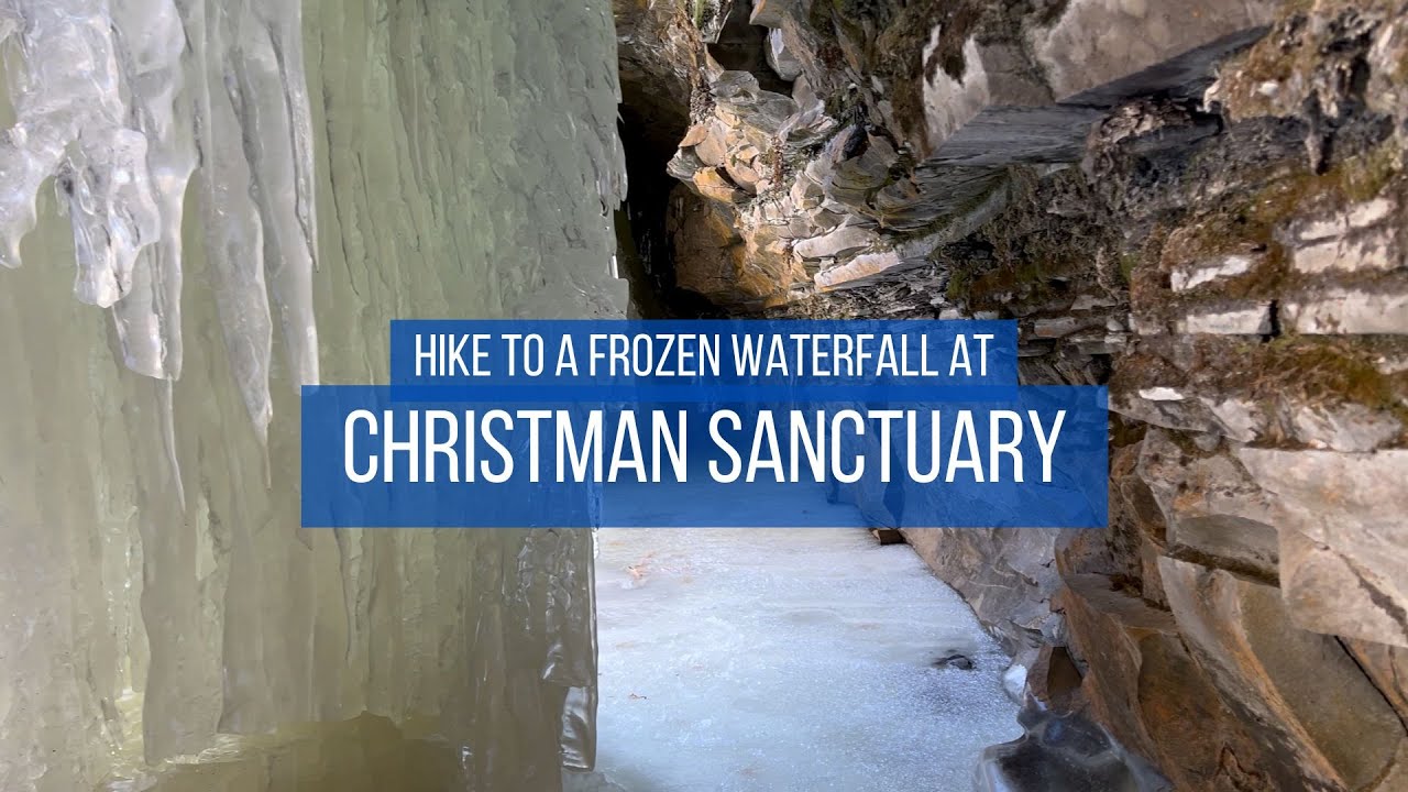 Frozen Waterfall or Enchanted Crystal Cave? Winter Hike at Christman ...