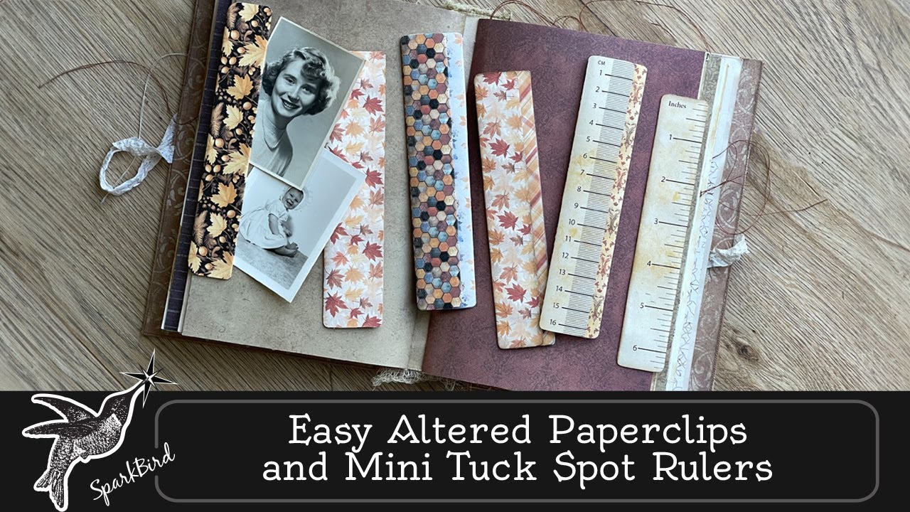 KIT TIPS: Altered Paper Clips Mini Tuck Spot - YouTube