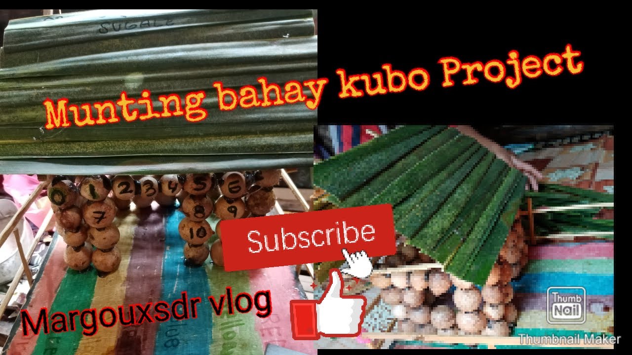 Bahay kubo Project || recycle materials - YouTube
