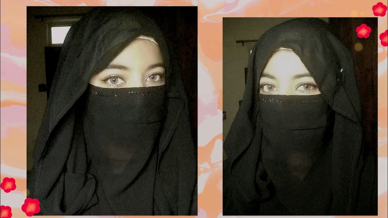 Summer Hijab Tutorial with Niqab | Full Coverage | Layers Hijab Tutorial | Hijab Tutorial - YouTube