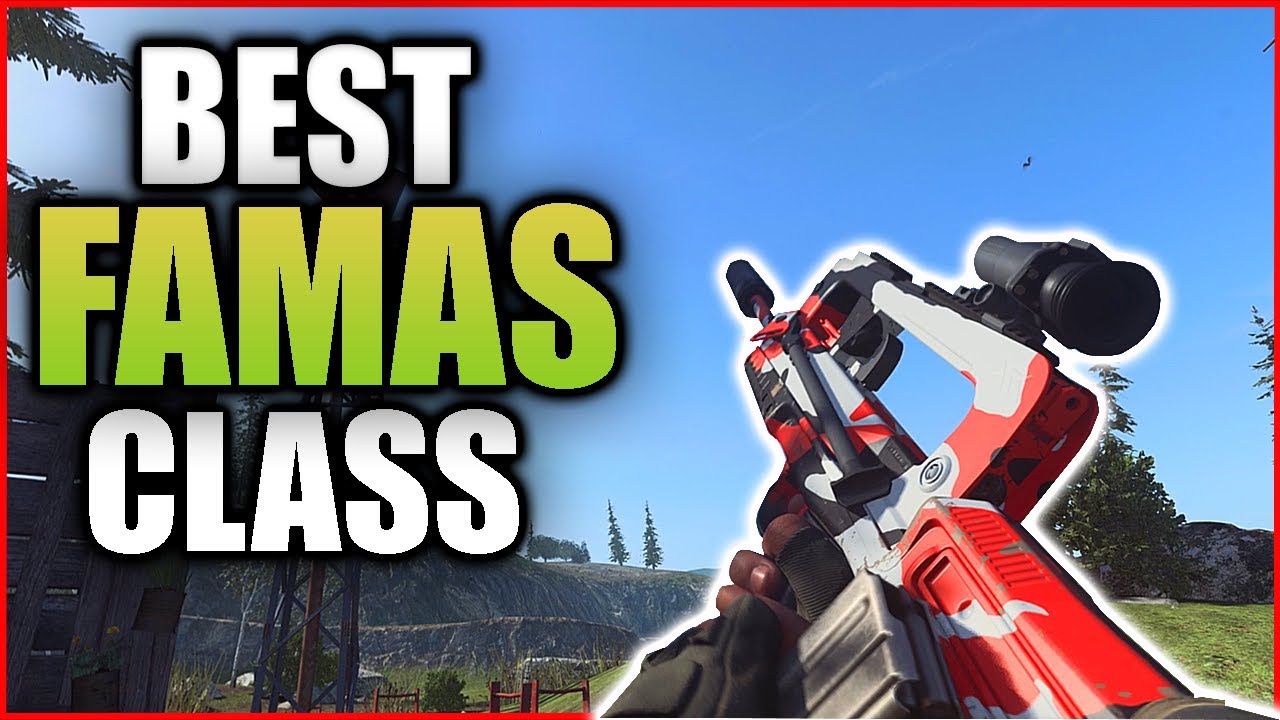 THE ONLY FAMAS WARZONE CLASS THAT'S NEEDED! (BEST FR 5.56 CLASS)- Call ...