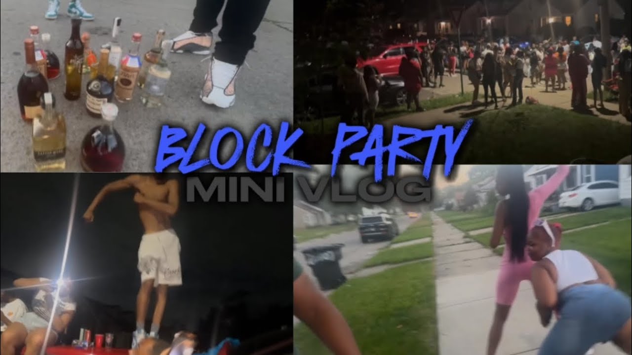 BLOCK PARTY | MINI VLOG ! - YouTube