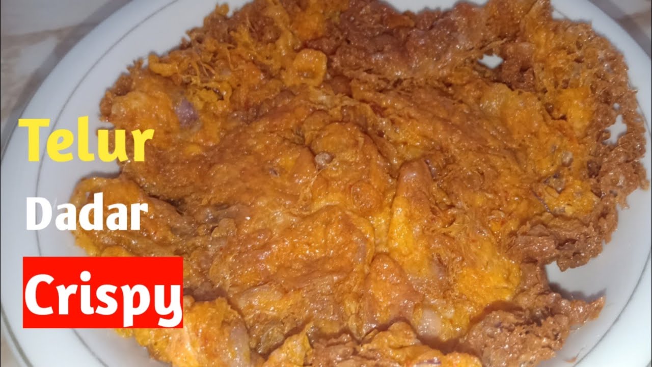 Telur Dadar Crispy ( Telur Barendo ) - YouTube