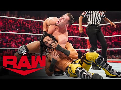 Mustafa Ali vs. The Miz & Theory - 2-on-1 Handicap Match: Raw, May 2, 2022